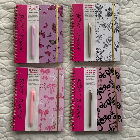 Betsey Johnson | Office | Buynowbetsey Johnson 8month Planners Pick 1 ...